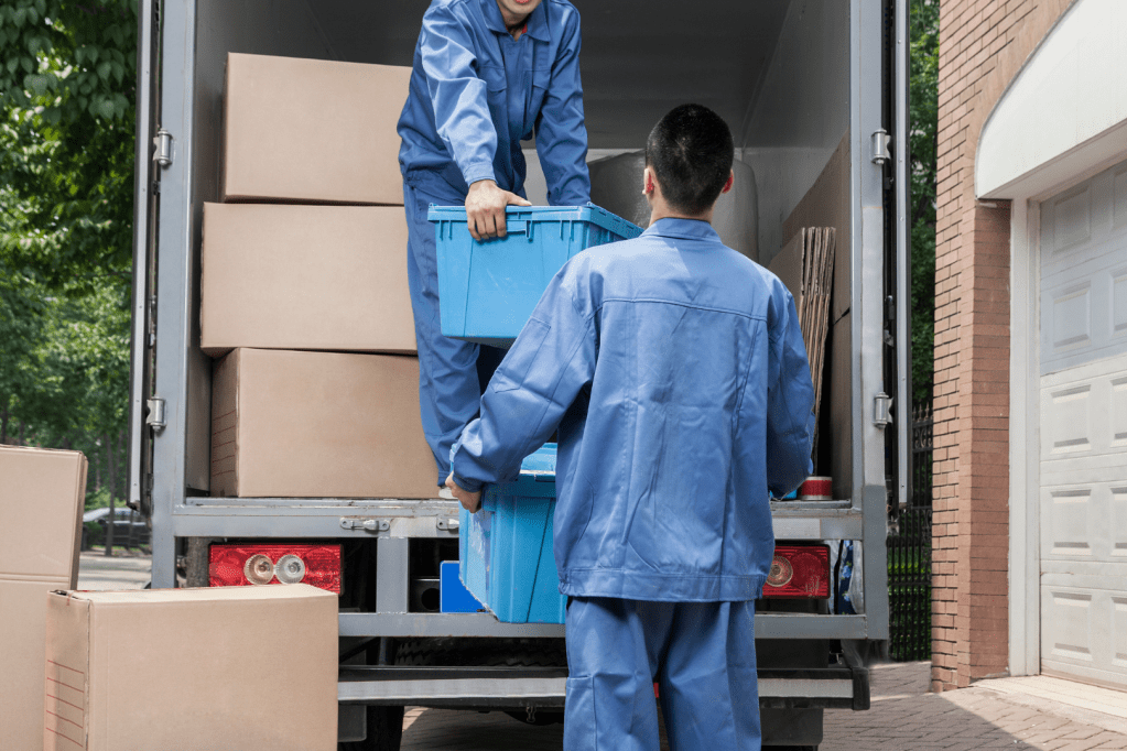 Blue Dolly Moving Helpers